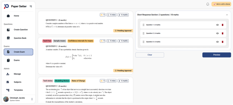 Exam Paper Creation for Teachers – Faster, Easier, Smarter